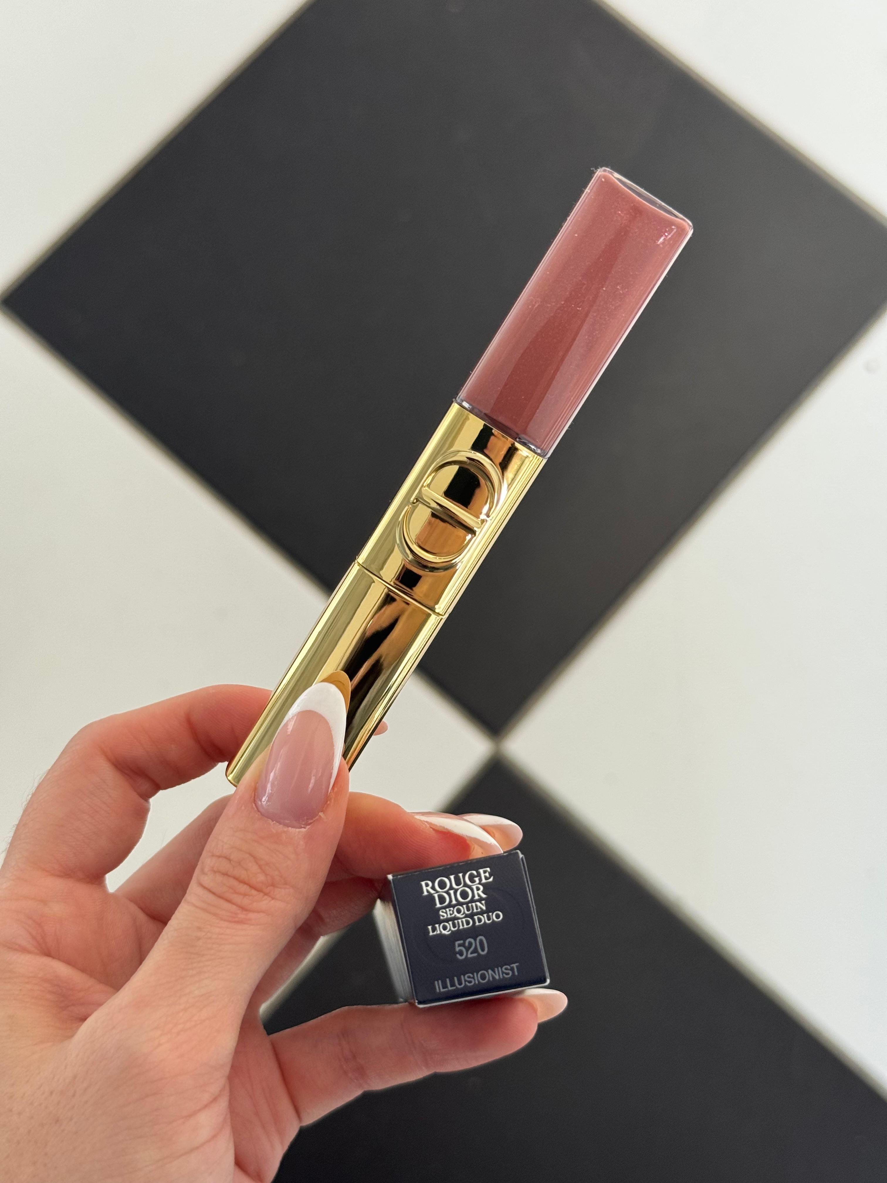 DIOR Rouge Dior Sequin Liquid Duo (520) - Limited Edition Ultra-Glitte ...