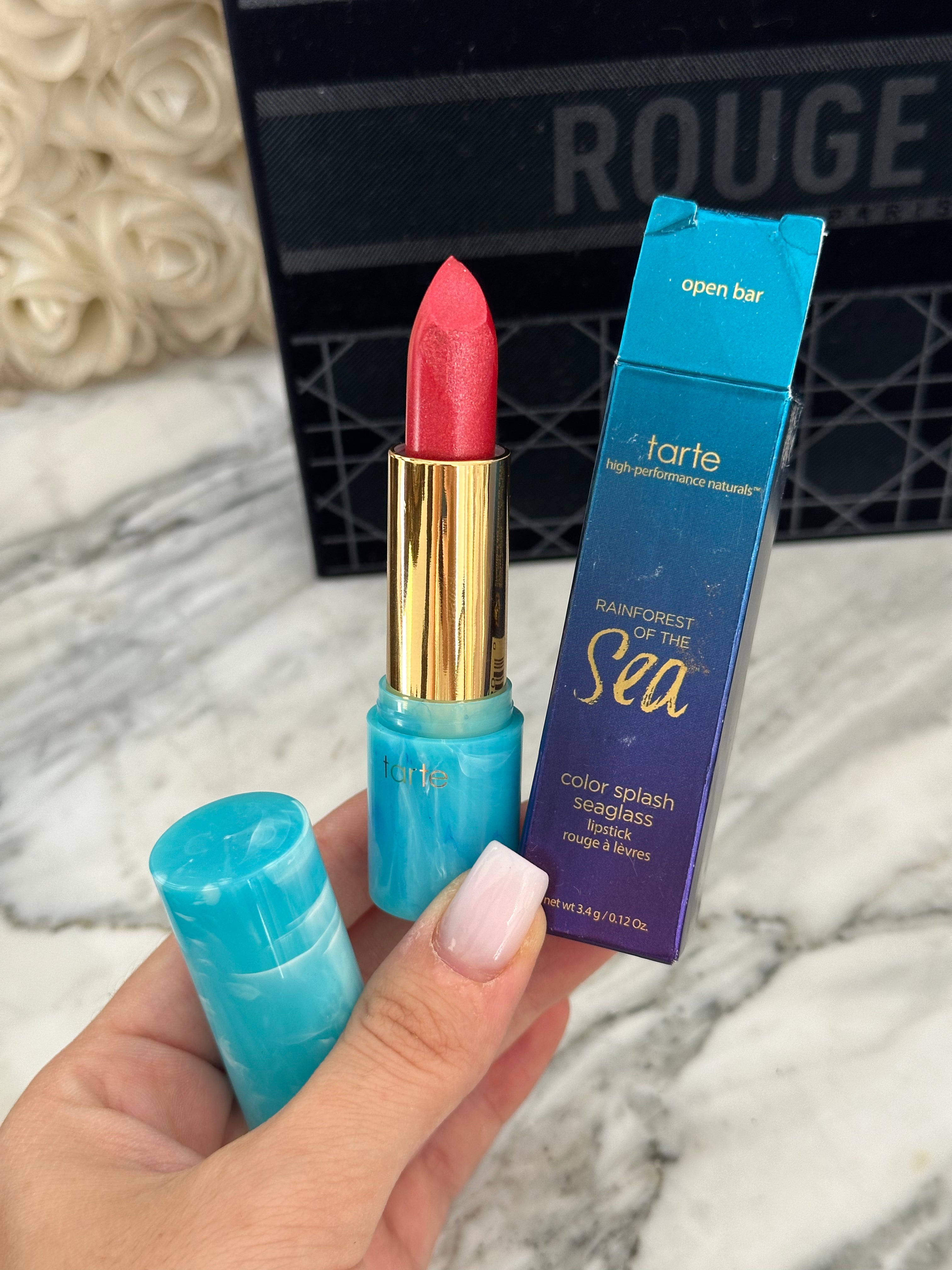 TARTE Color Splash Lipstick Rainforest Of The Sea Collection Paris TARTE Color Splash Lipstick Rainforest Of The Sea Collection Paris