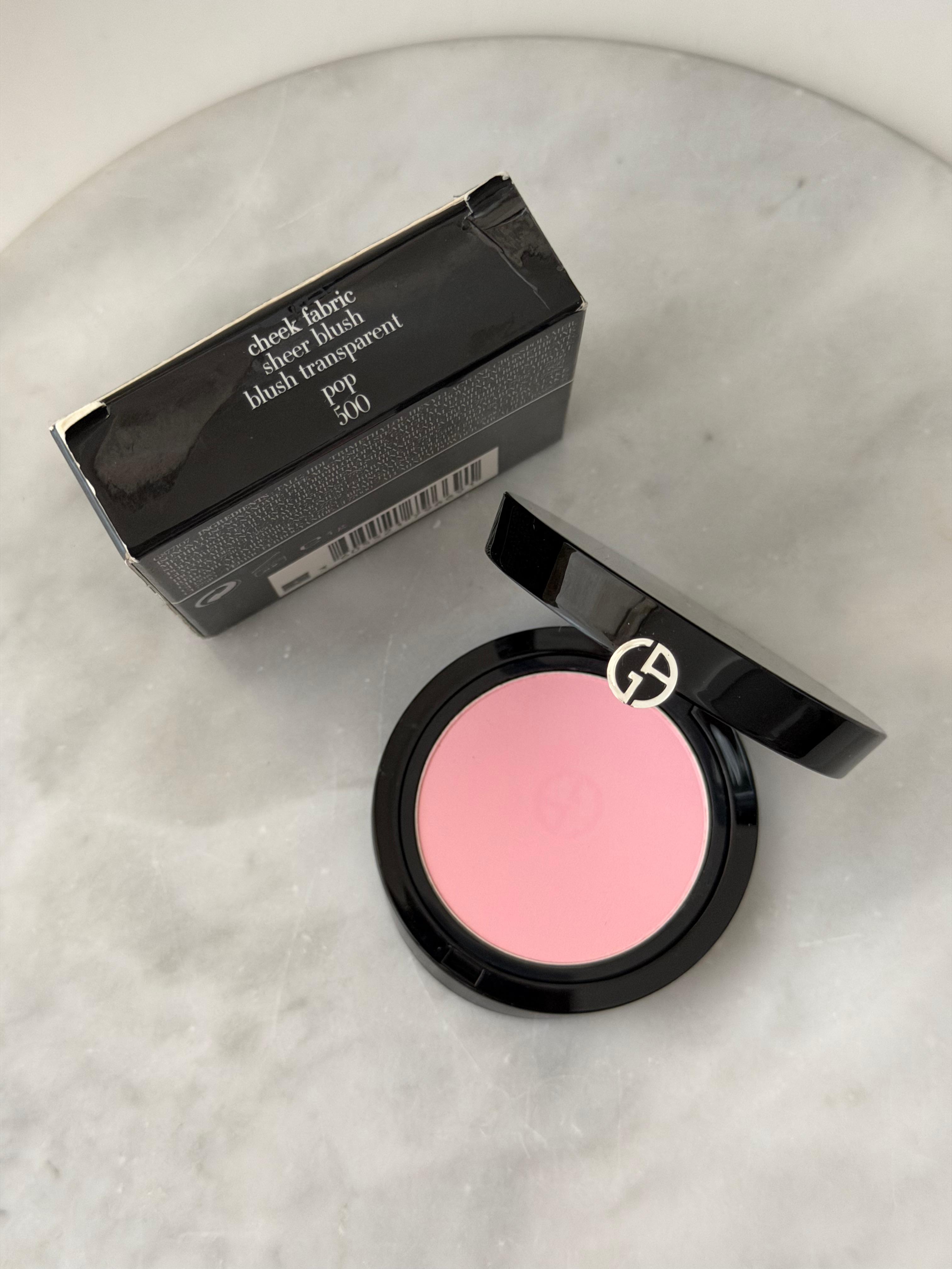 ARMANI Cheek Fabric Sheer Blush (500) – Paris Parfumerie Cosmétique