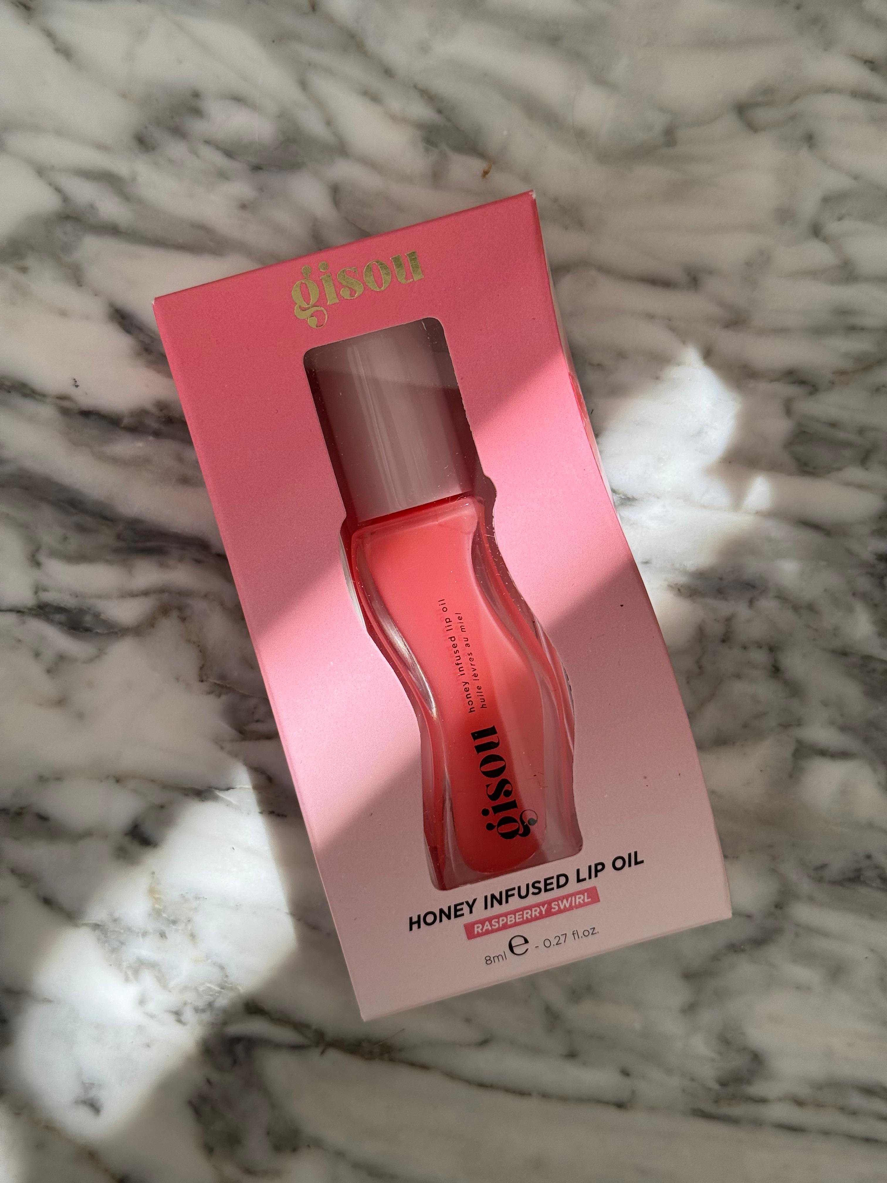 GISOU Honey Infused Hydrating Lip Oil - Raspberry Swirl – Paris ...